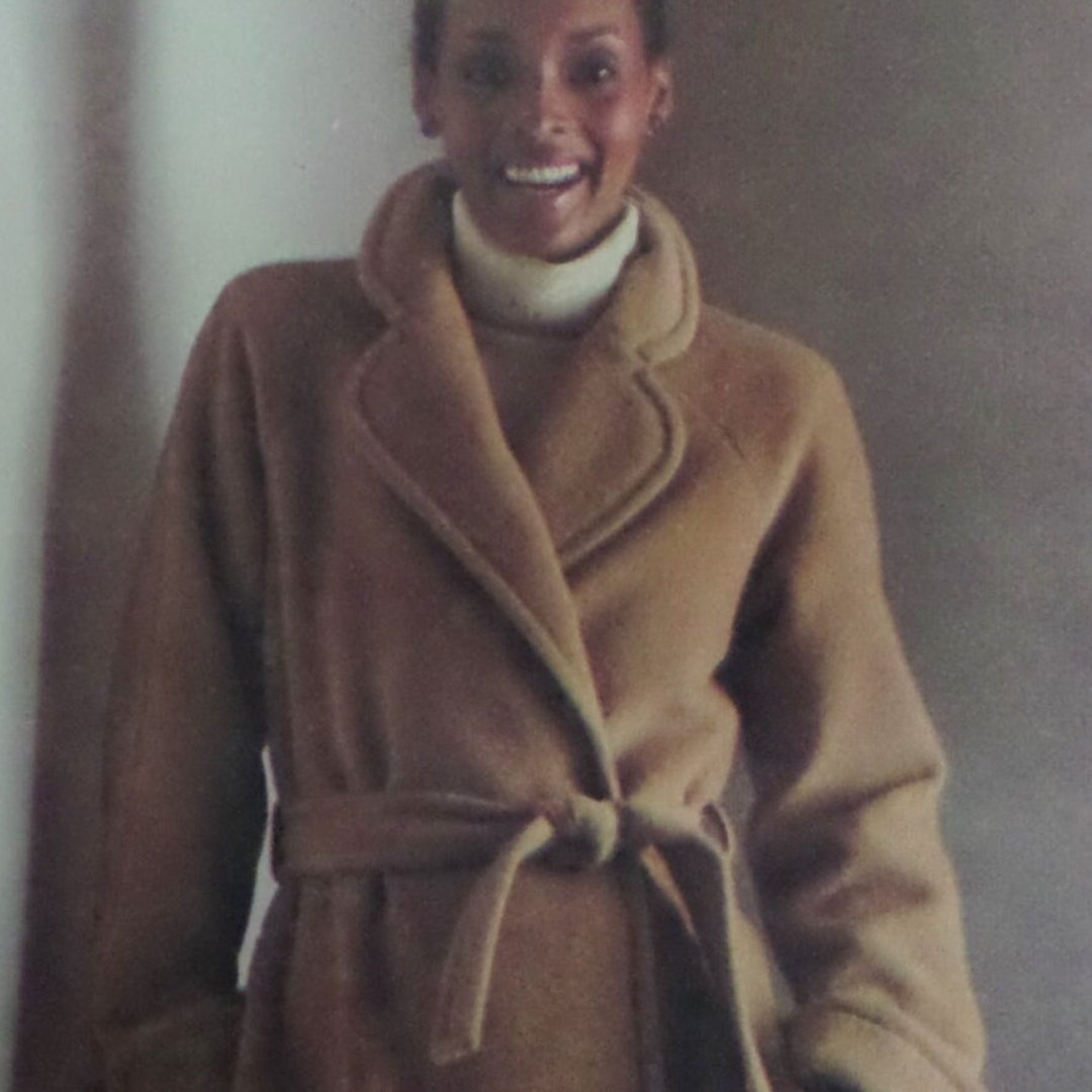 WRAPPED COAT Pattern Simplicity 9183 Miss Sizes Lined Coats Long Wrap ...