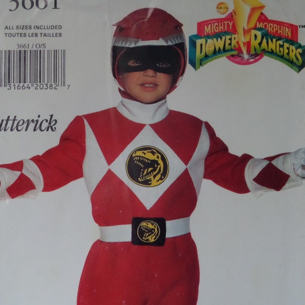 Child Power Ranger Costume - Etsy
