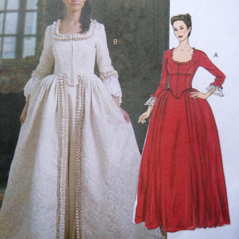 Georgian Coat Costume Pattern: Mccalls 7965 Miss Sizes, Uncut ...