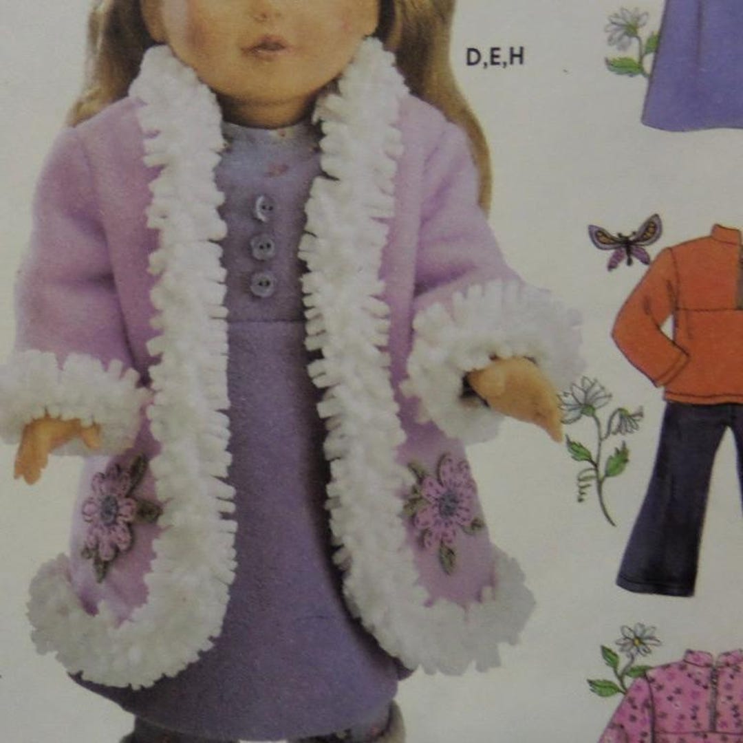 18 INCH DOLL CLOTHES Pattern Simplicity 4786 Doll Clothing Seamstress ...