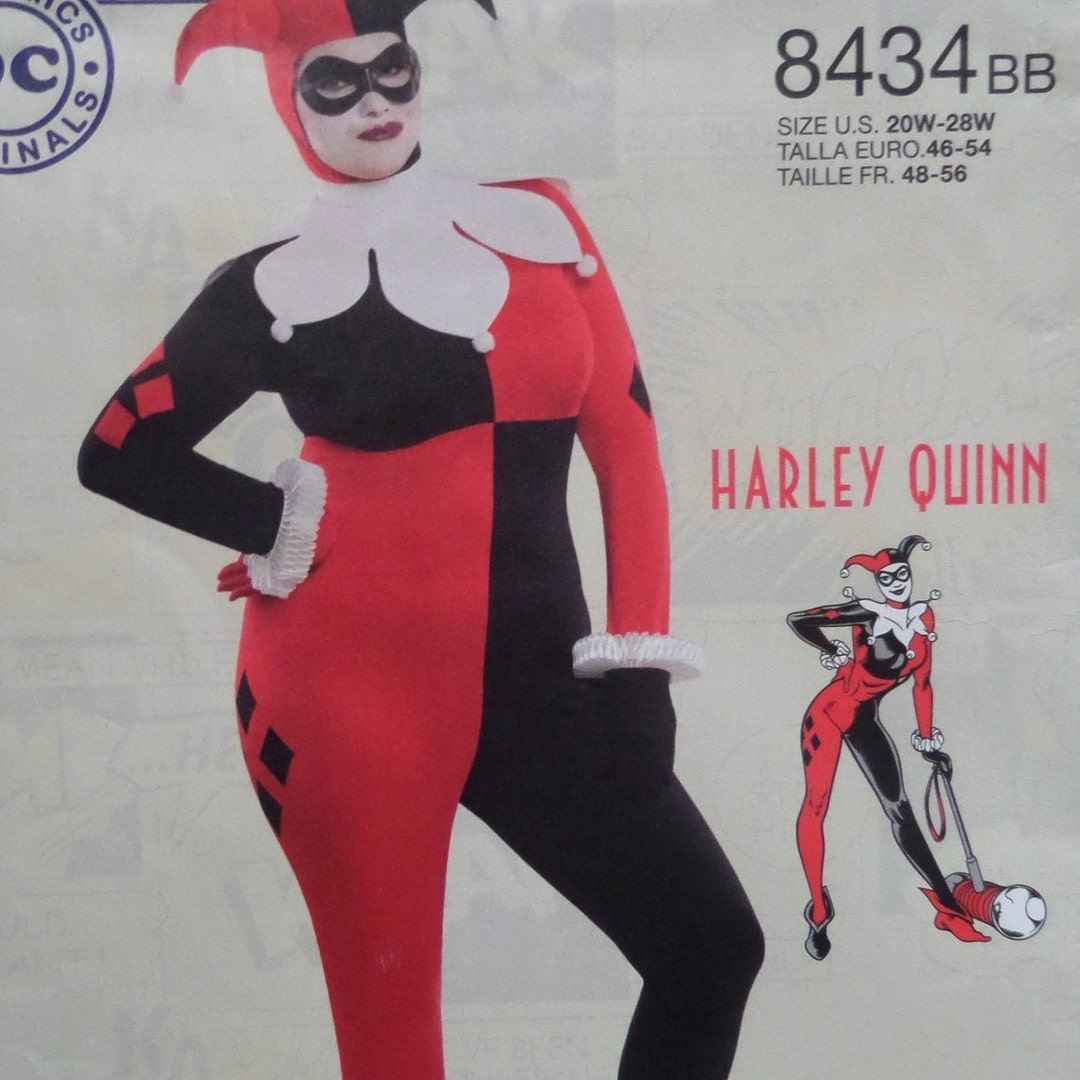 JESTER COSTUME Pattern • Simplicity 8434 • Womens 20W-28W • Knit ...