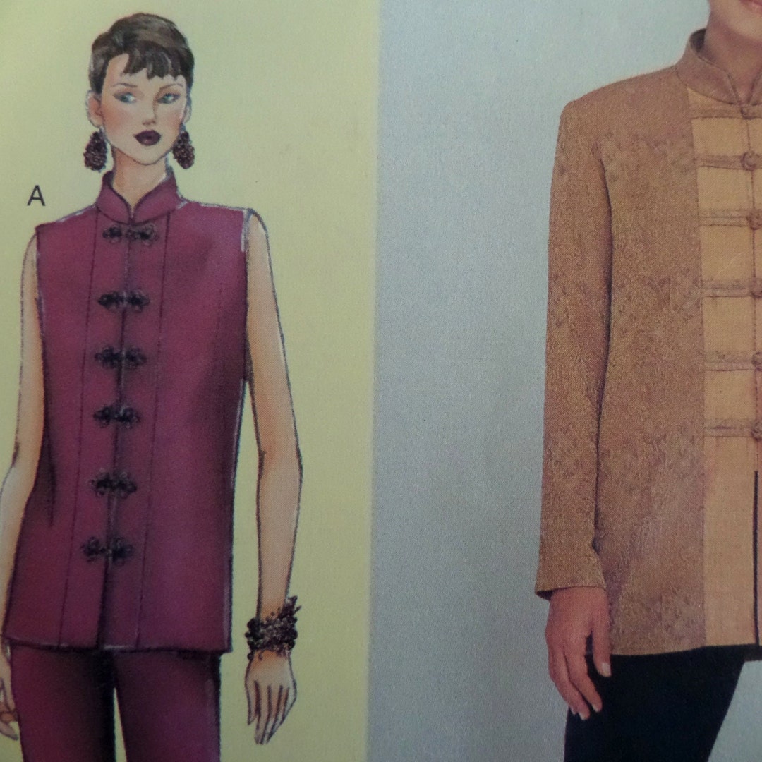 TAPERED PANTS Pattern Vogue 7263 Miss Sizes Close Fit Pants Loose ...