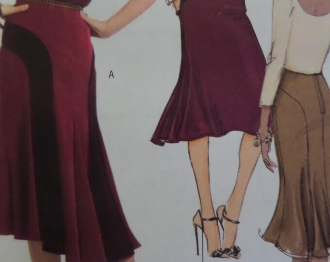 PRINCESS SEAM SKIRT Pattern • Butterick 4859 • Miss Sizes • A Line ...