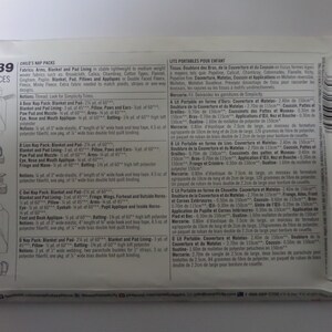 NAP PACK Pattern Simplicity 1389 Animal Sleep Mat Sleep Pack Roll up ...