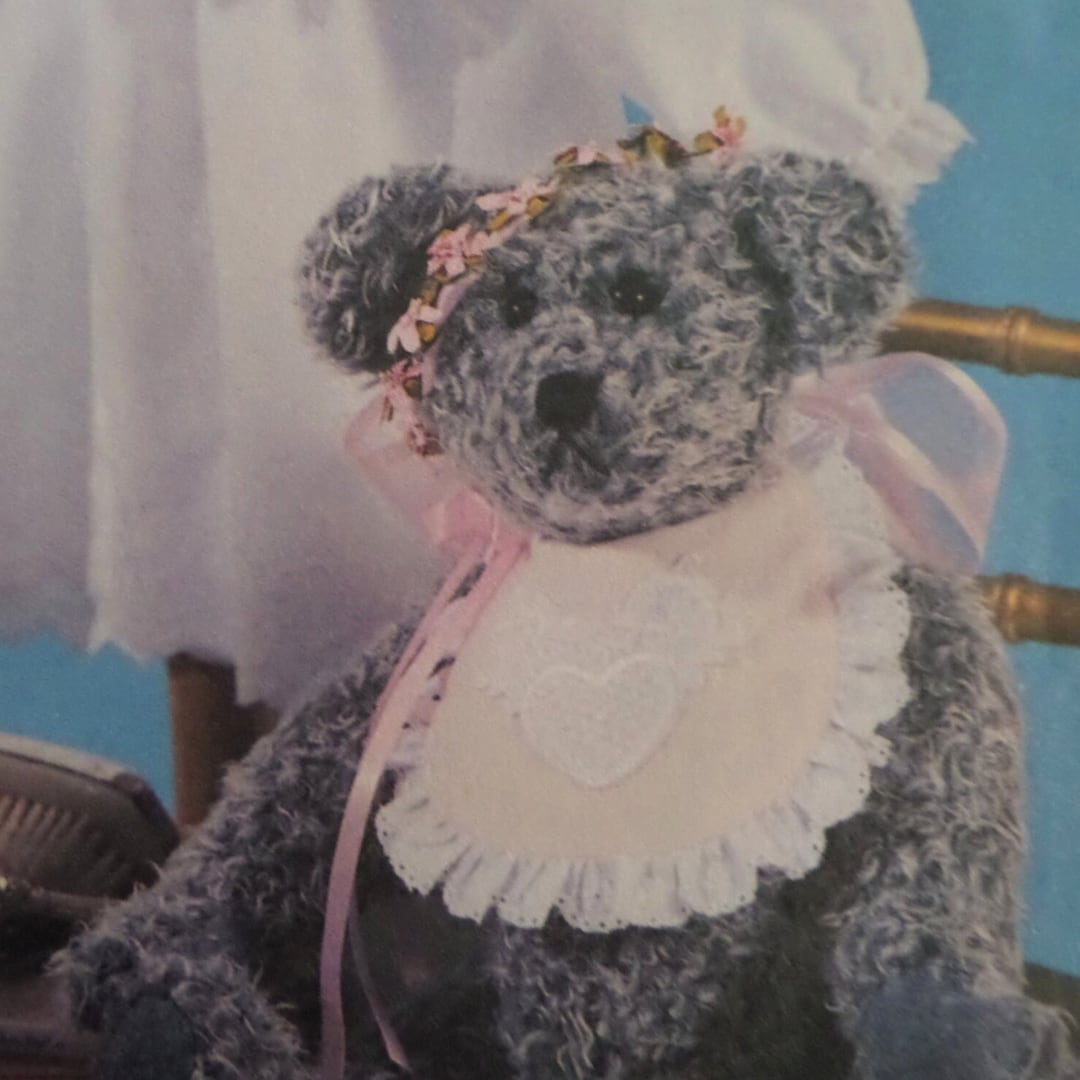 Victorian Teddy Bear Pattern: Butterick 3933, 16 Inch Tall, Uncut ...