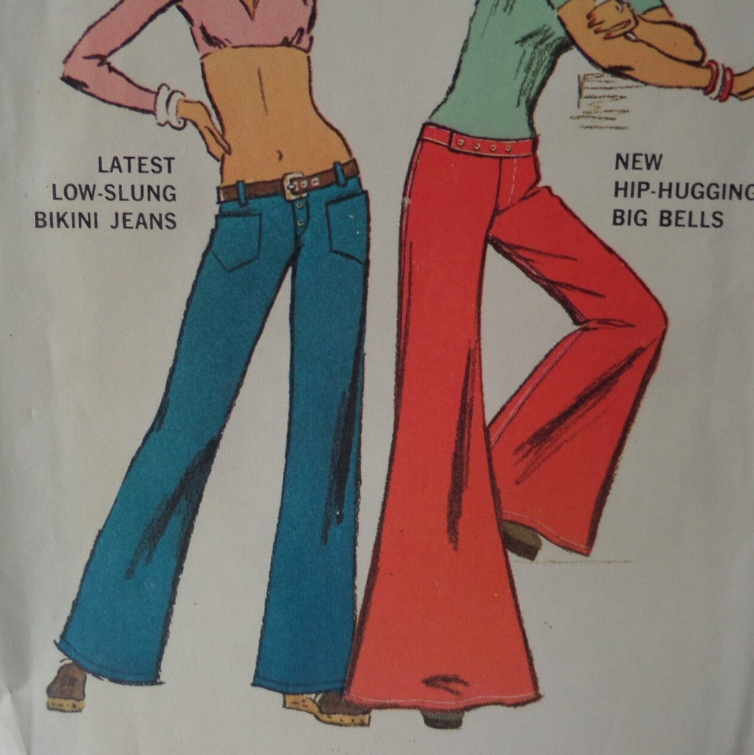 BIKINI BELL BOTTOMS Pattern • Simplicity 5143 • Miss 14 • Hip Huggers ...