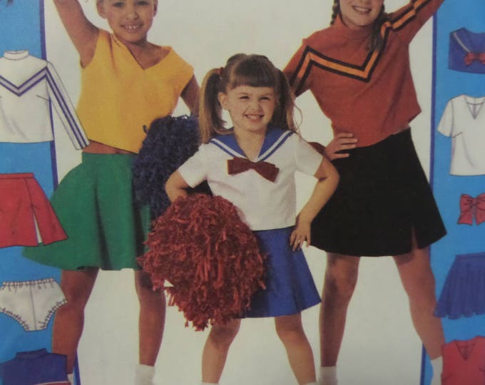 CHEERLEADER OUTFIT Pattern • Mccalls 3759 • Girls 12-16 • Cheer Skirt ...