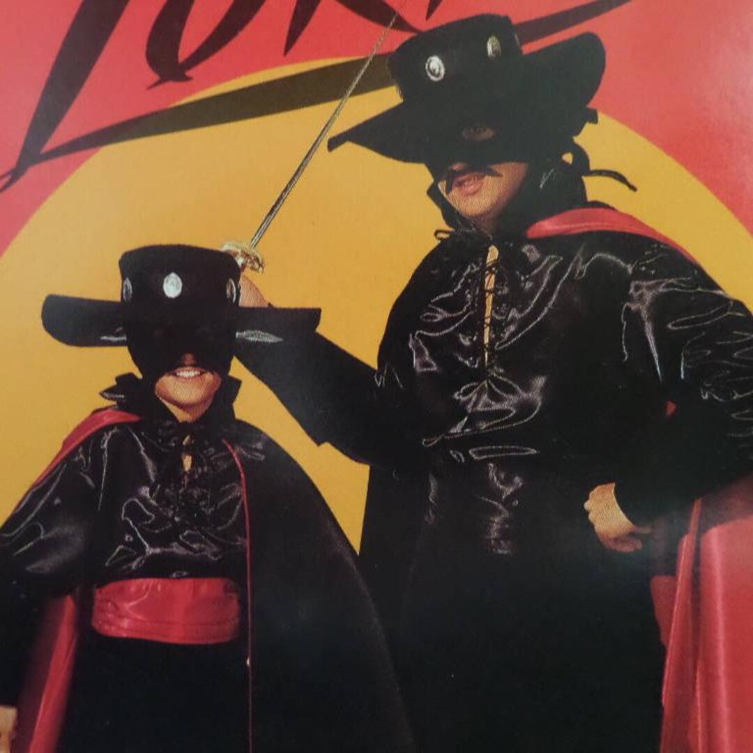 ZORRO COSTUME Pattern • Mccalls 450 • Mens L • Zorro Cape & Pants ...