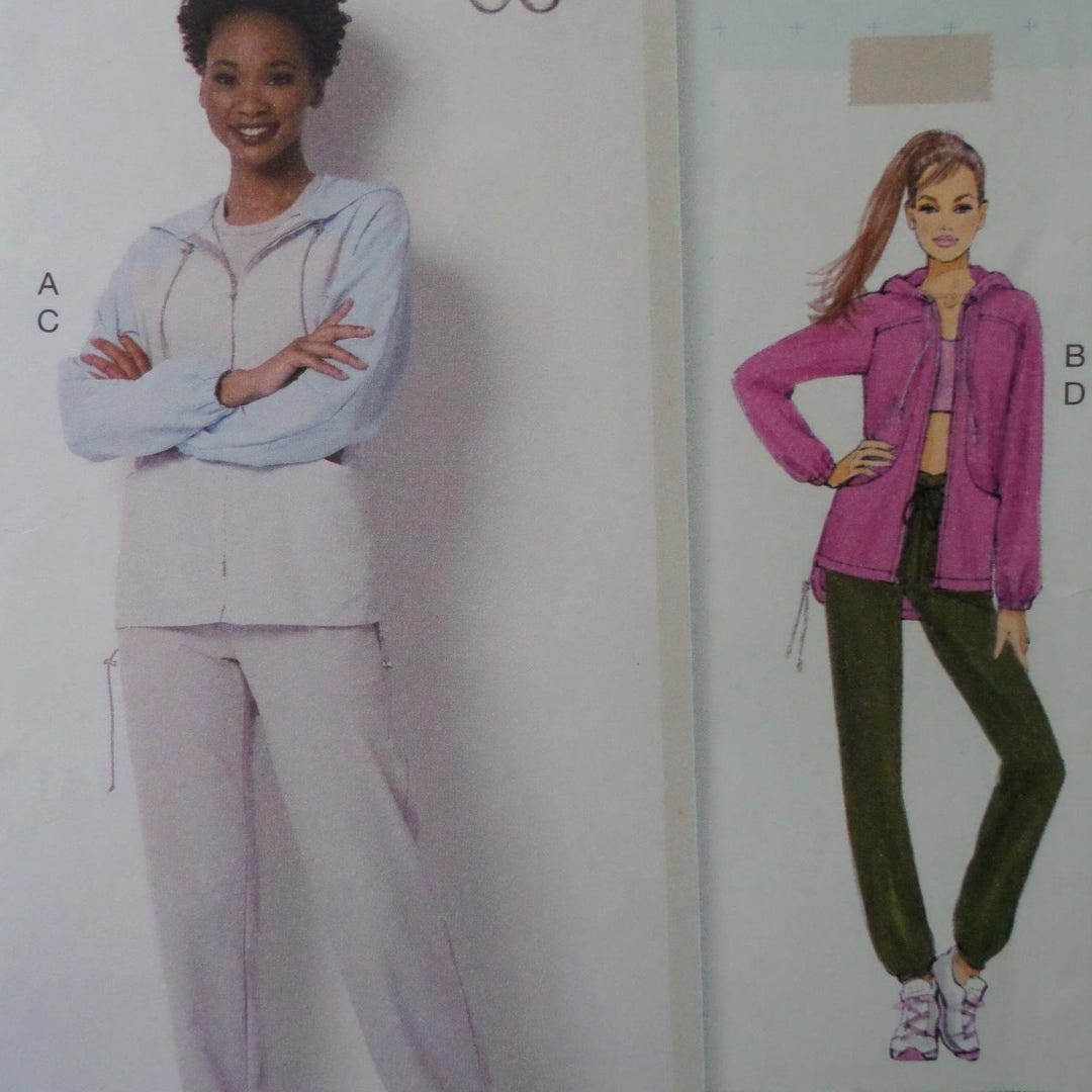 Butterick 6386 Hooded Jacket & Pants Sewing Pattern (miss 14-22) - Etsy