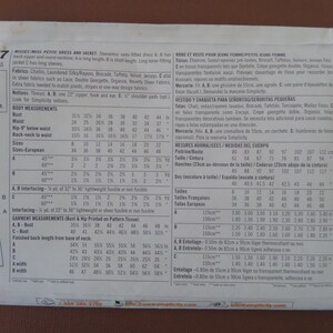 SLEEVELESS DRESS Pattern Simplicity 8937 Miss 8-14 Semi Fit Long Loose ...