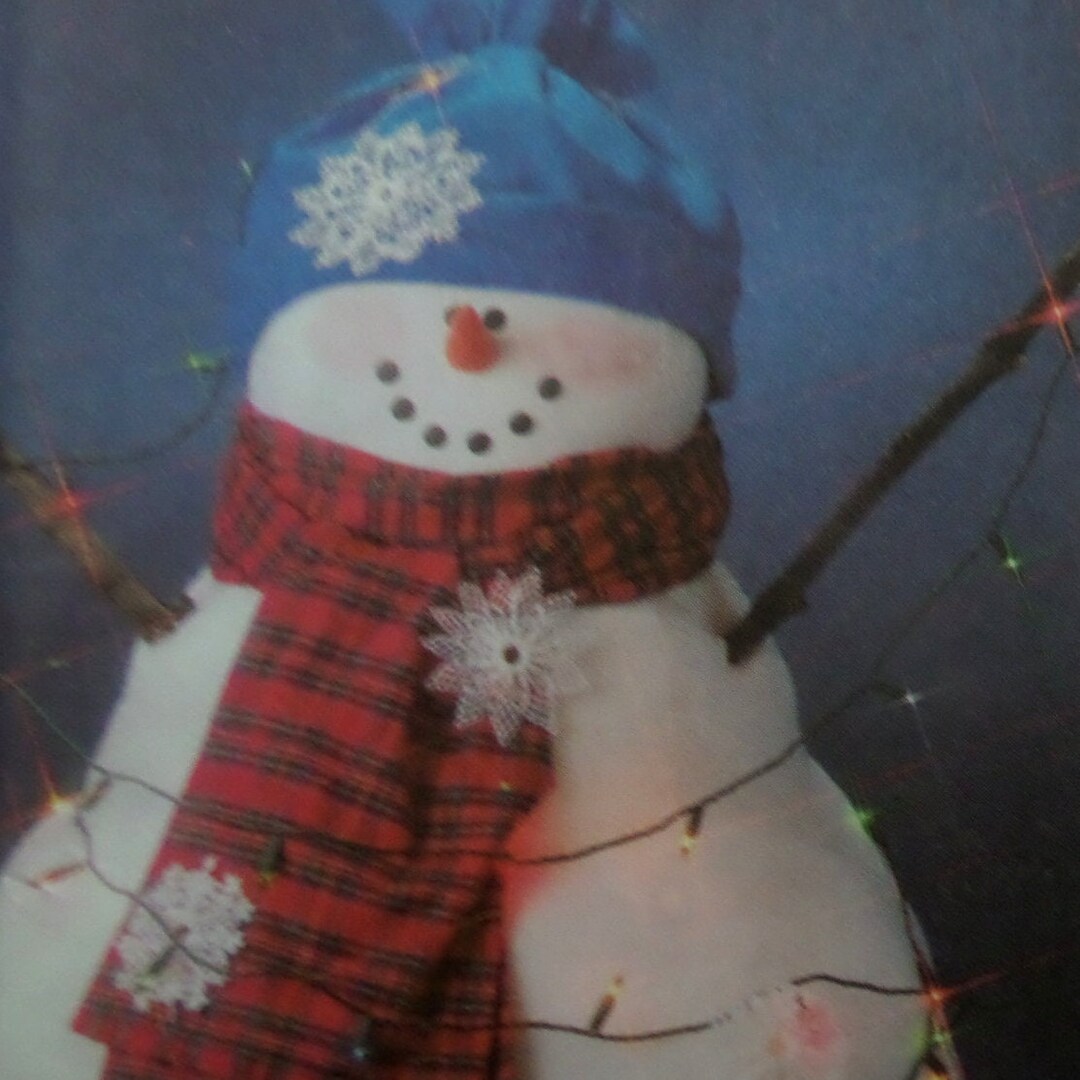 SNOWMAN DOLL Pattern Mccalls 2899 Draft Dodger Holiday Decor Snowman ...