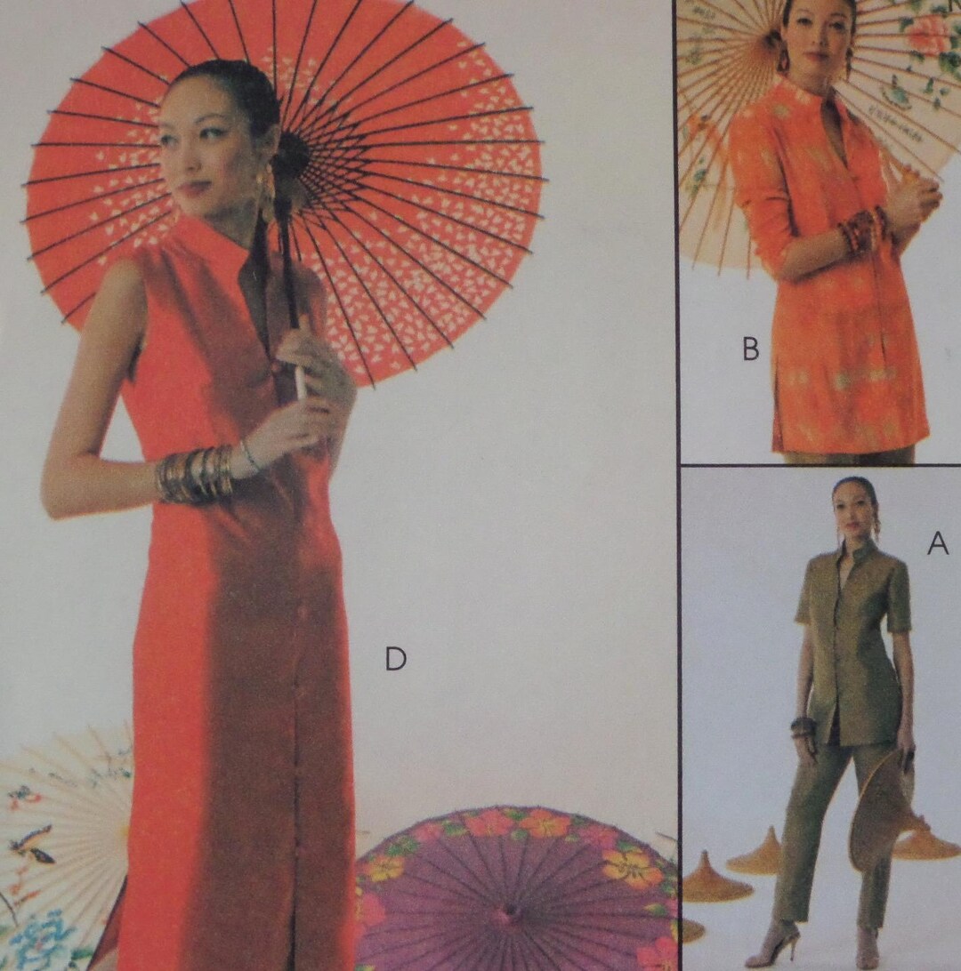 SEMI FIT DUSTER Pattern • Mccalls 4078 • Miss 12-18 • Asian Flair ...
