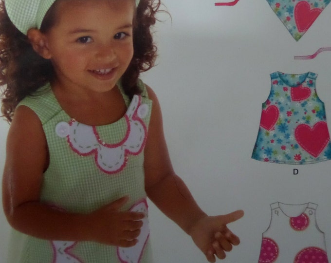 SUNDRESS Pattern • New Look 6578 • Toddler Size • Sleeveless Dress ...