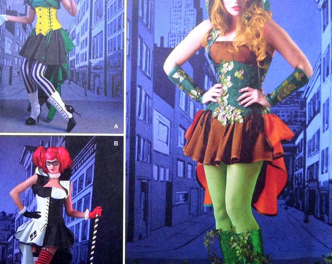 FANTASY COSTUME Pattern • Simplicity 1091 • Miss 6-14 • Bustle • Hooded ...