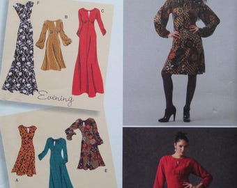 SHIRT DRESS Pattern • Simplicity 4995 • Miss Sizes • Slim Skirt Dress ...