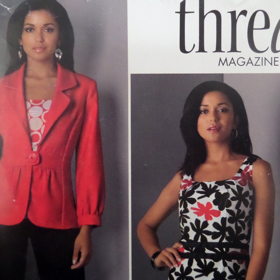 PRINCESS SEAM JACKET Pattern Simplicity 2703 Miss 16-24 Zip Top Dart ...