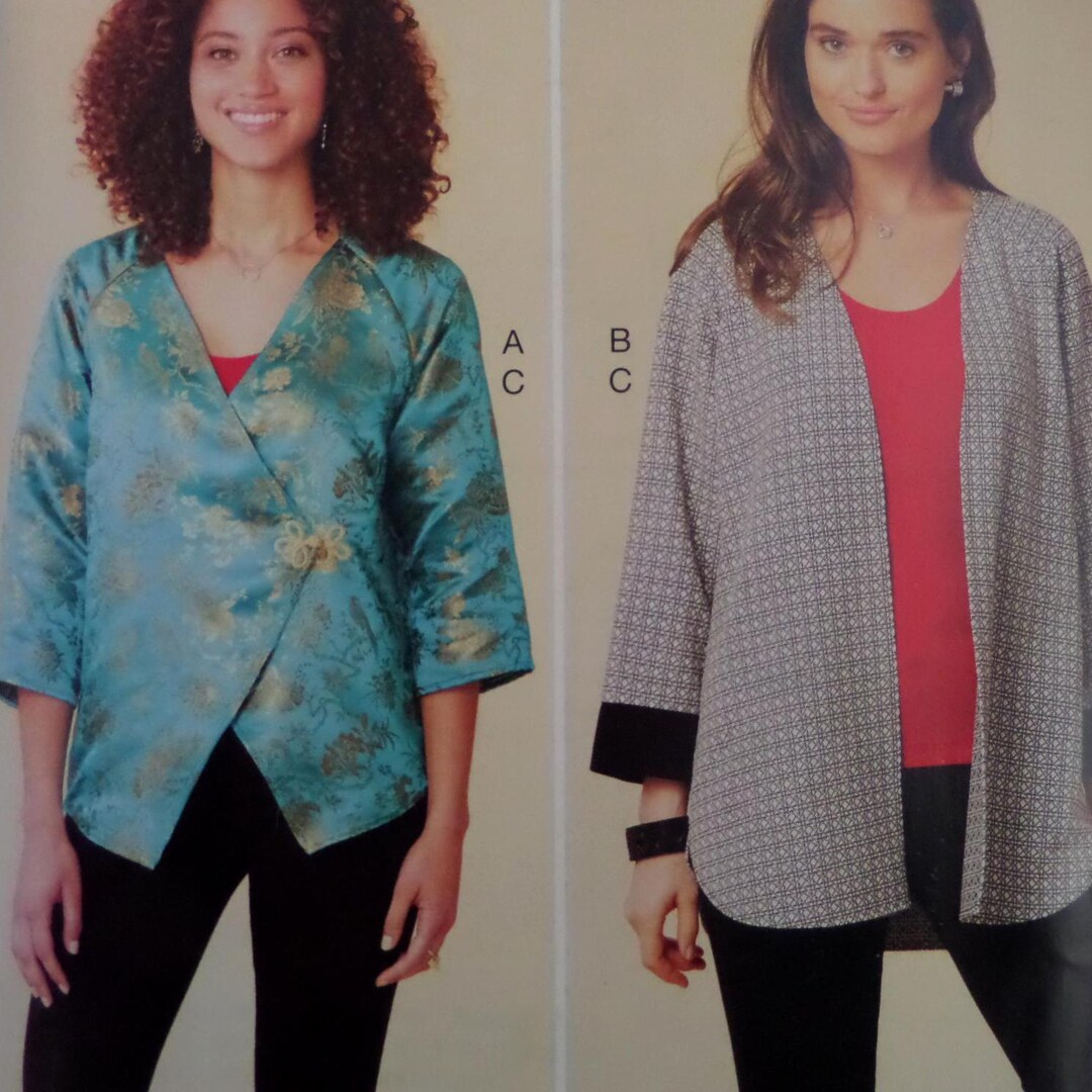 Kwik Sew 4251 Sewing Pattern: Raglan Jacket & Knit Tank (miss XS-XL ...