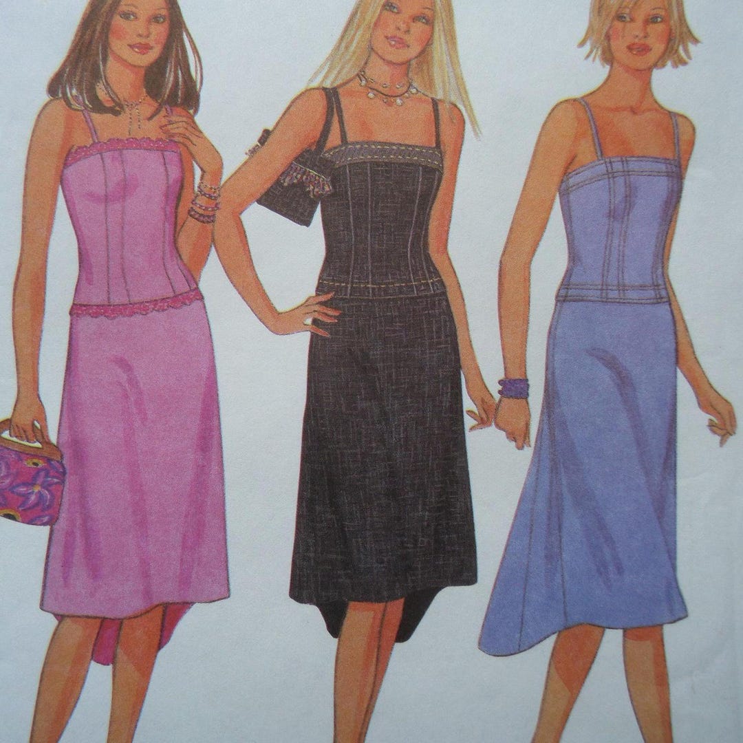 PRINCESS SEAM TOP Pattern • New Look 6080 • Miss 6-16 • Side Zip Top ...