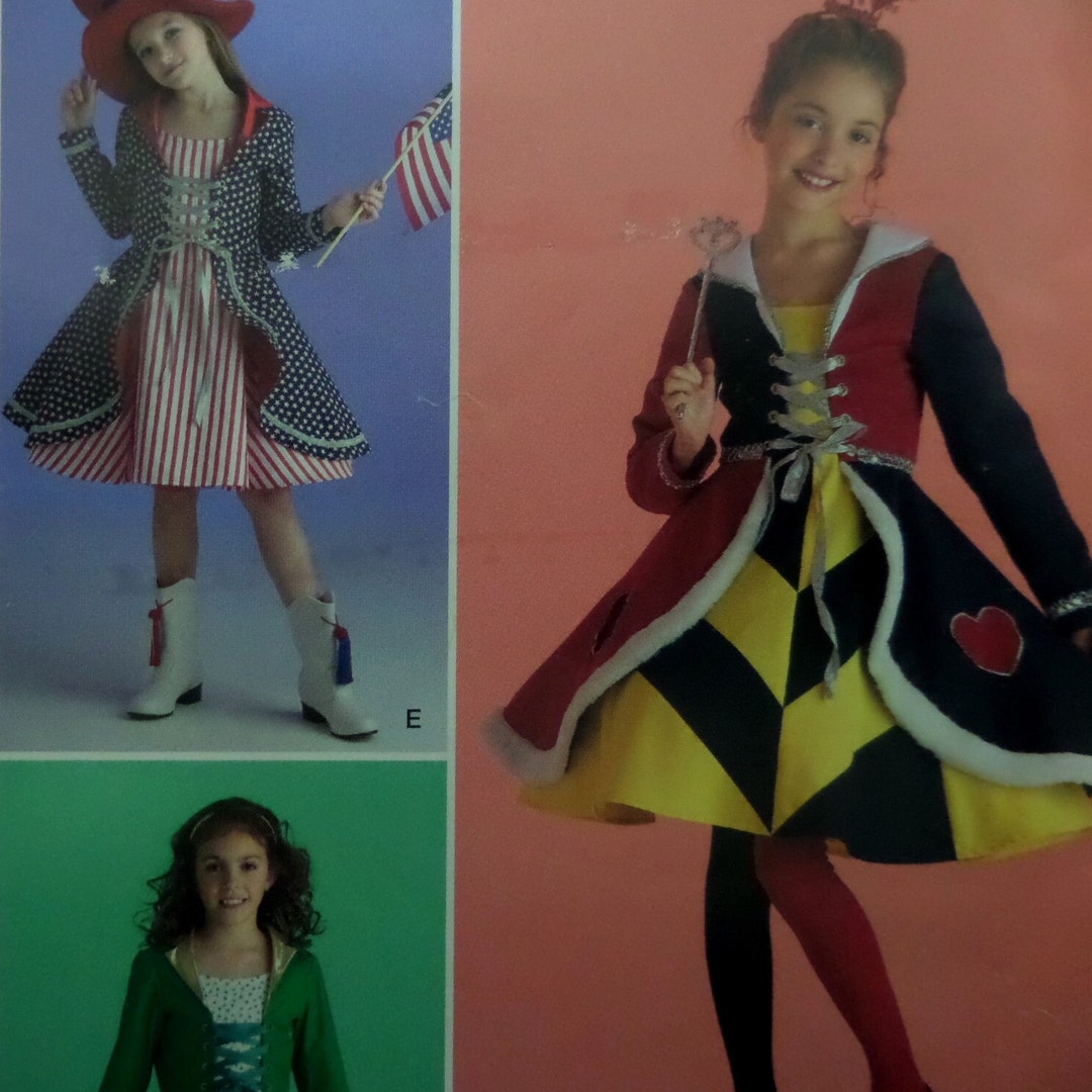 WITCH DRESS Pattern • Simplicity 0416 • Girls 7-14 • Patriotic Dress ...