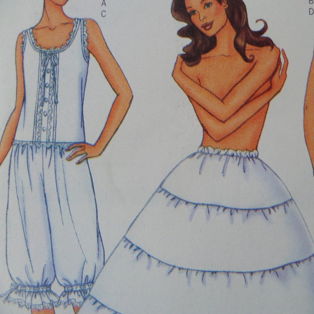 HISTORICAL PANTALOONS Pattern • Butterick 6884 • Miss Sizes • Hoop ...