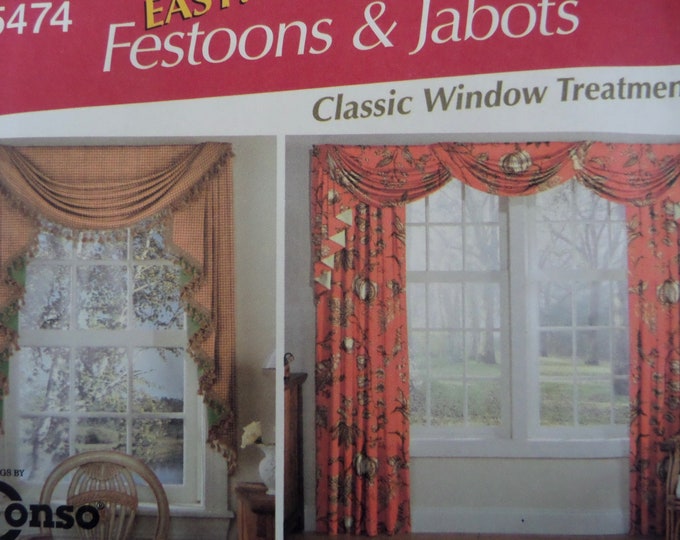FESTOON Pattern • Simplicity 5474 • Jabot Pattern • Lace Festoon ...