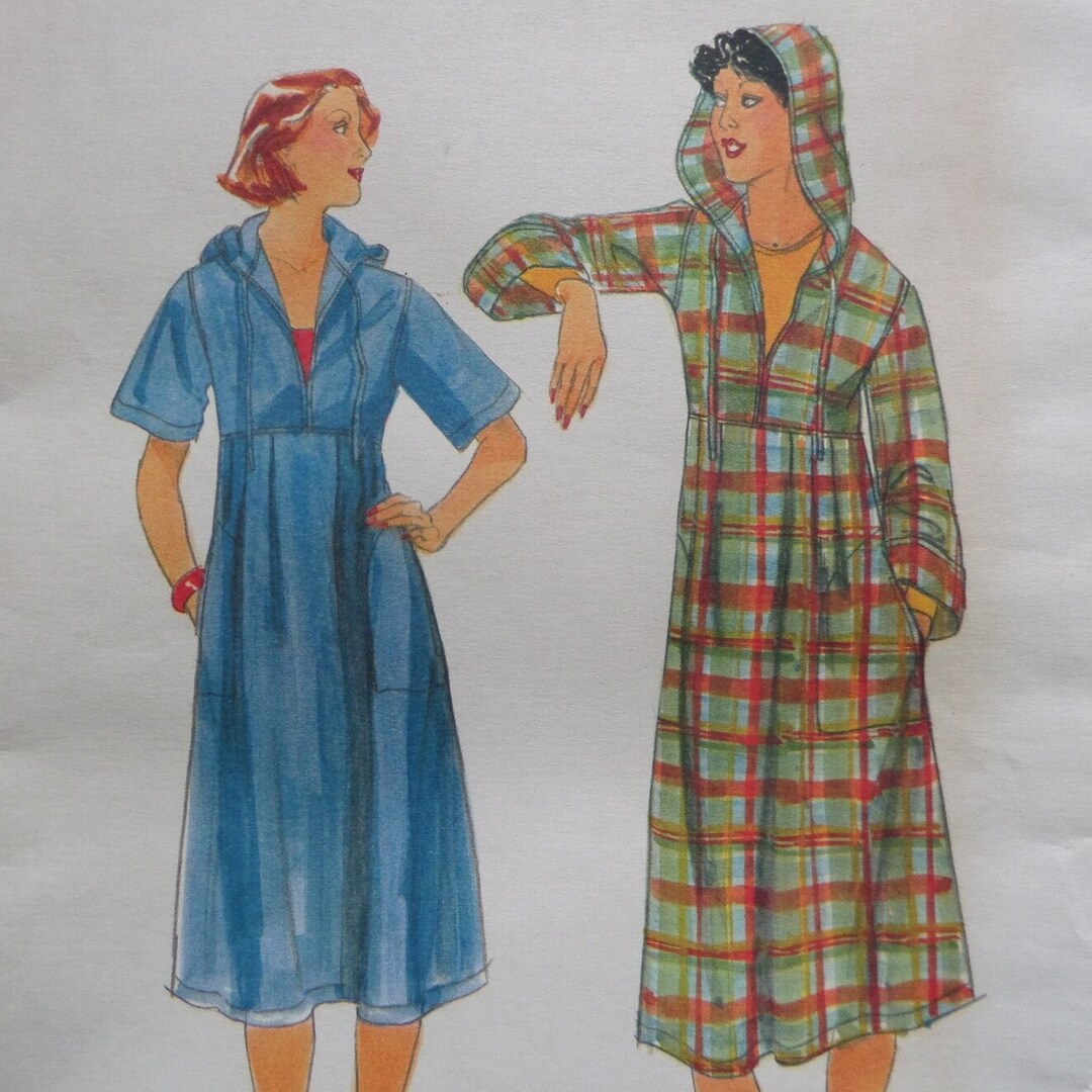 HOODED DRESS Pattern • Butterick 5188 • Junior 7-8 • High Waist • Semi ...