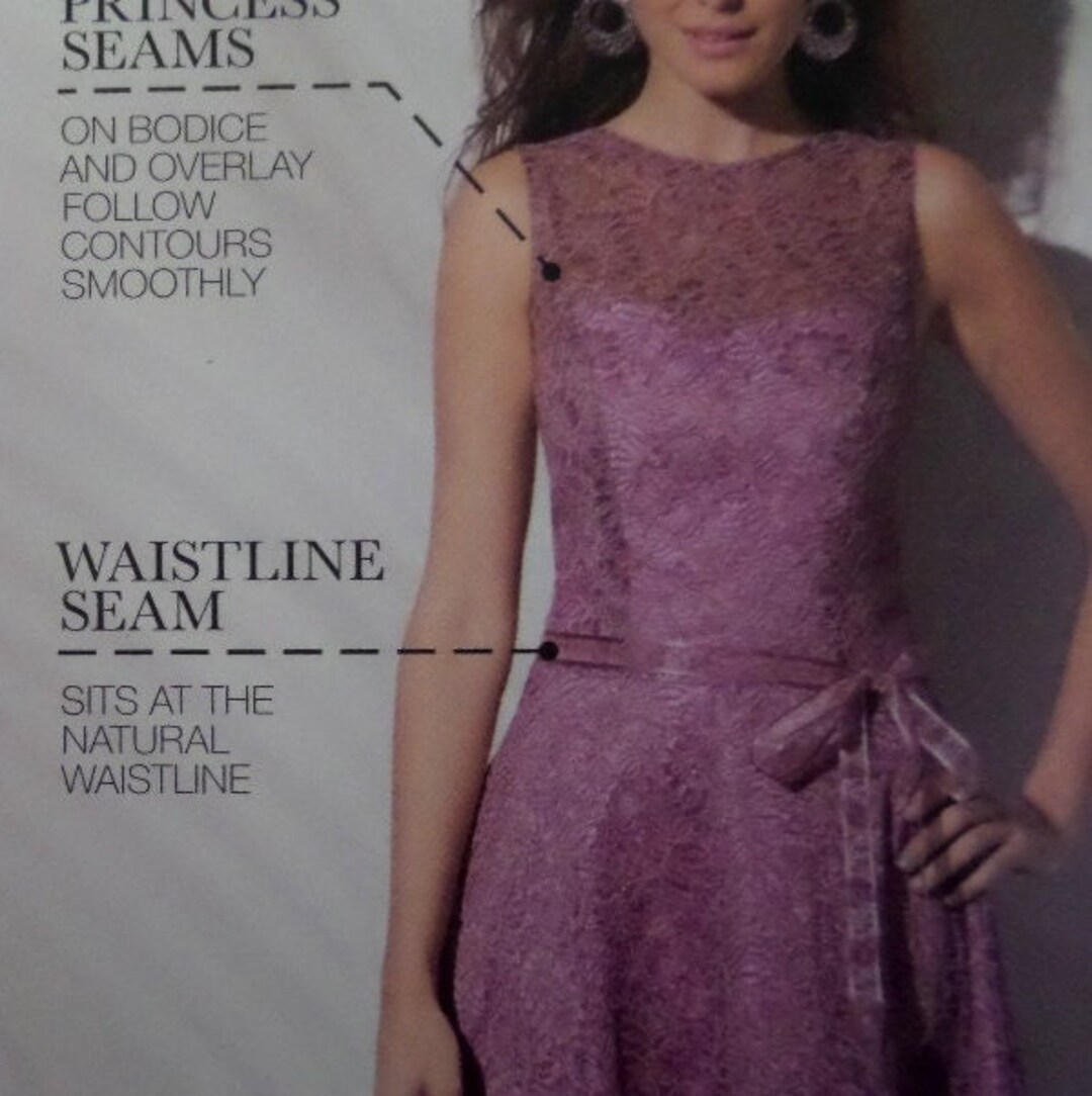 FIT FLARE DRESS Pattern • Simplicity 1606 • Miss Sizes • Halter Dress ...