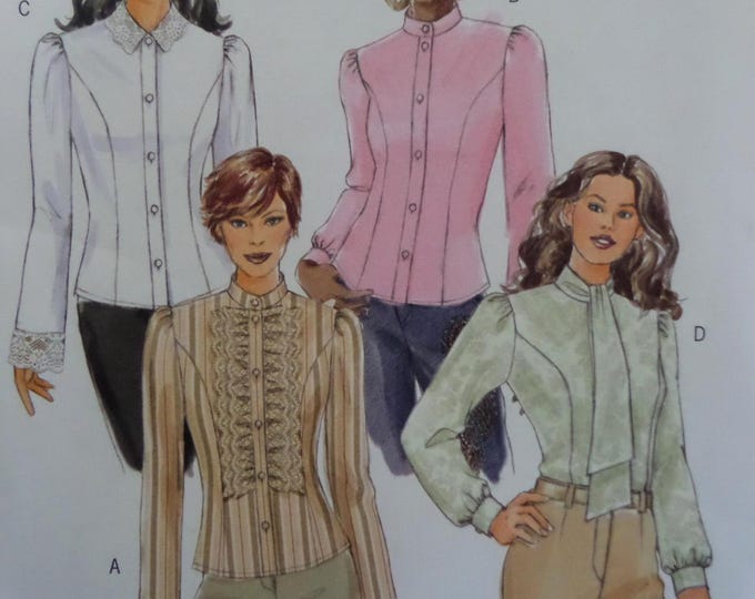 PRINCESS SEAM BLOUSE Pattern • Butterick 4921 • Miss 16-22 • Fitted ...