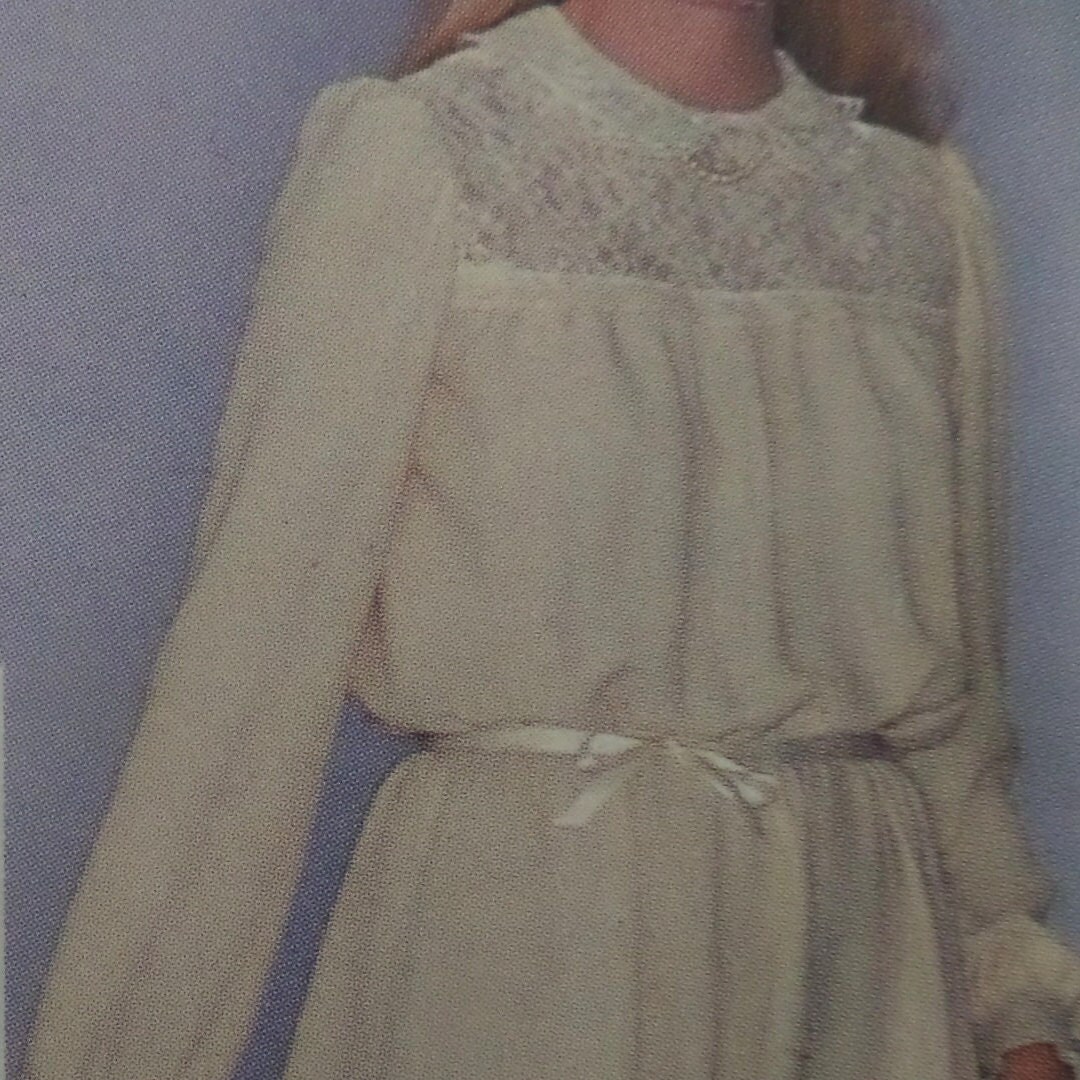 BLOUSON DRESS Pattern Simplicity 9767 Miss 10 Peter Pan Collar Pullover ...