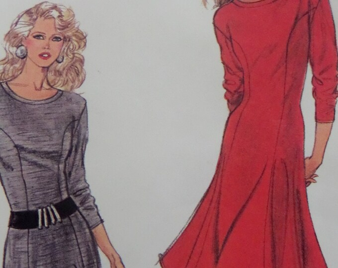 FIT FLARE DRESS Pattern • Simplicity 8173 • Miss 10-16 • Princess Seams ...