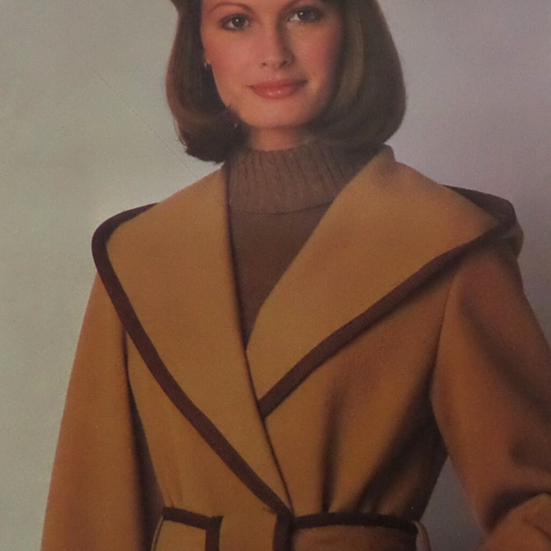 WRAP JACKET Pattern Simplicity 8150 Miss Sizes Wrapped Jacket Hooded Jacket Sewing Patterns ...