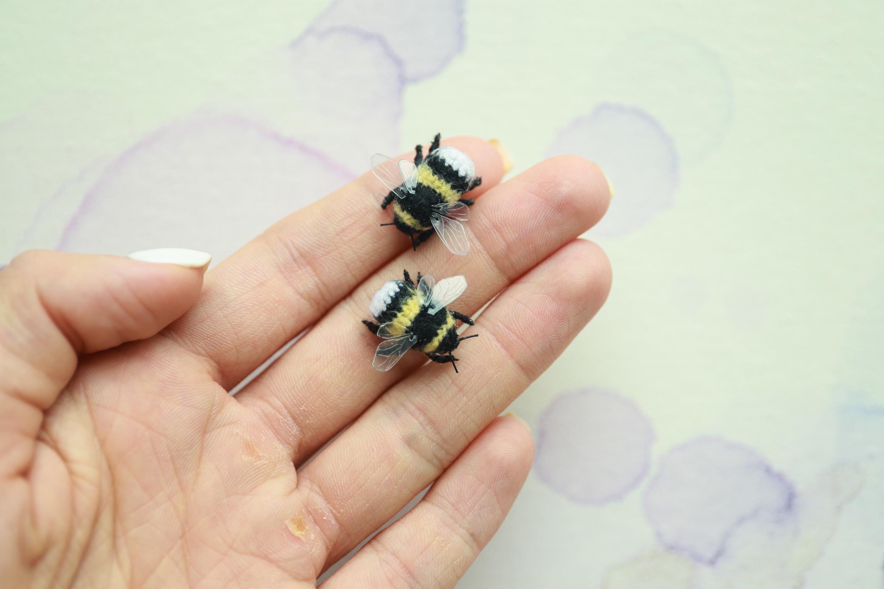 Crochet BEE Pattern Micro Bumblebee Amigurumi (PDF Tutorial) - Etsy