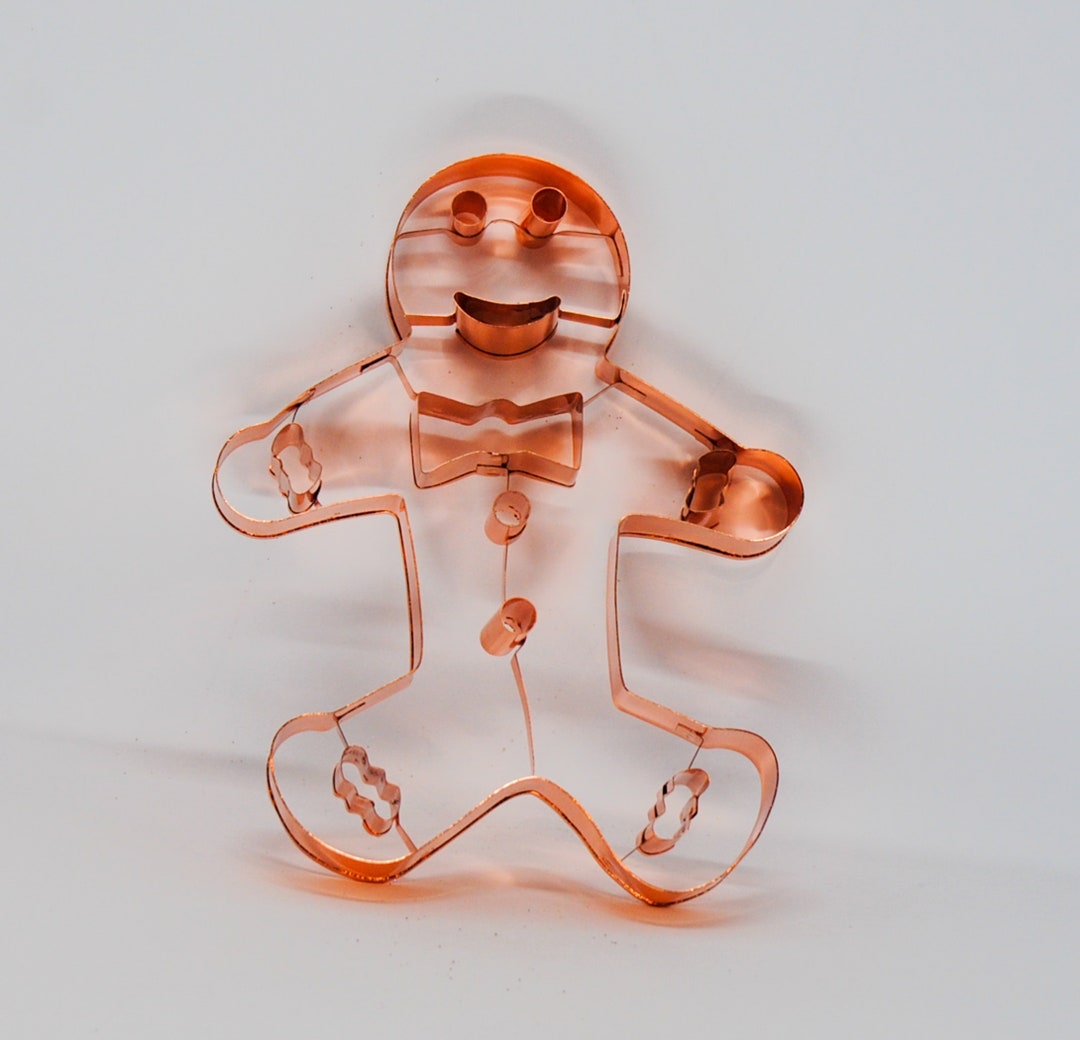 Vintage Copper Gingerbread Man Cookie Cutter - Etsy