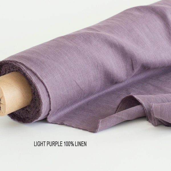 Purple Linen Fabric - Etsy