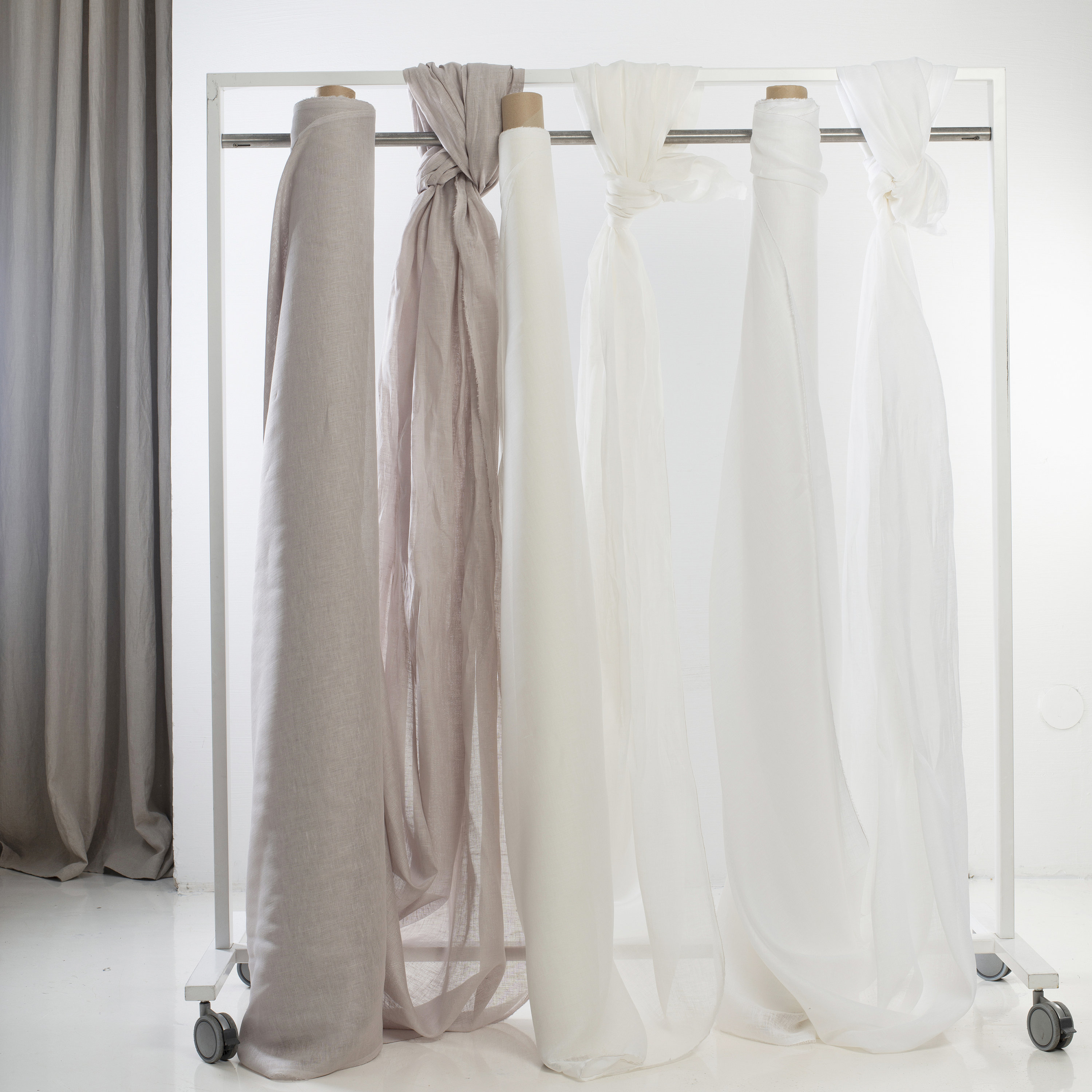 Sheer Linen Fabric by the Yard 8 Colors Natural Lightweight | Etsy Canada