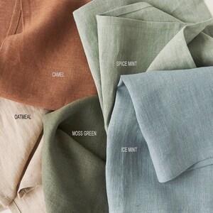 Linen Fabric Sample, 1 Color Sample, Lovely Home Idea Linen Fabrics ...