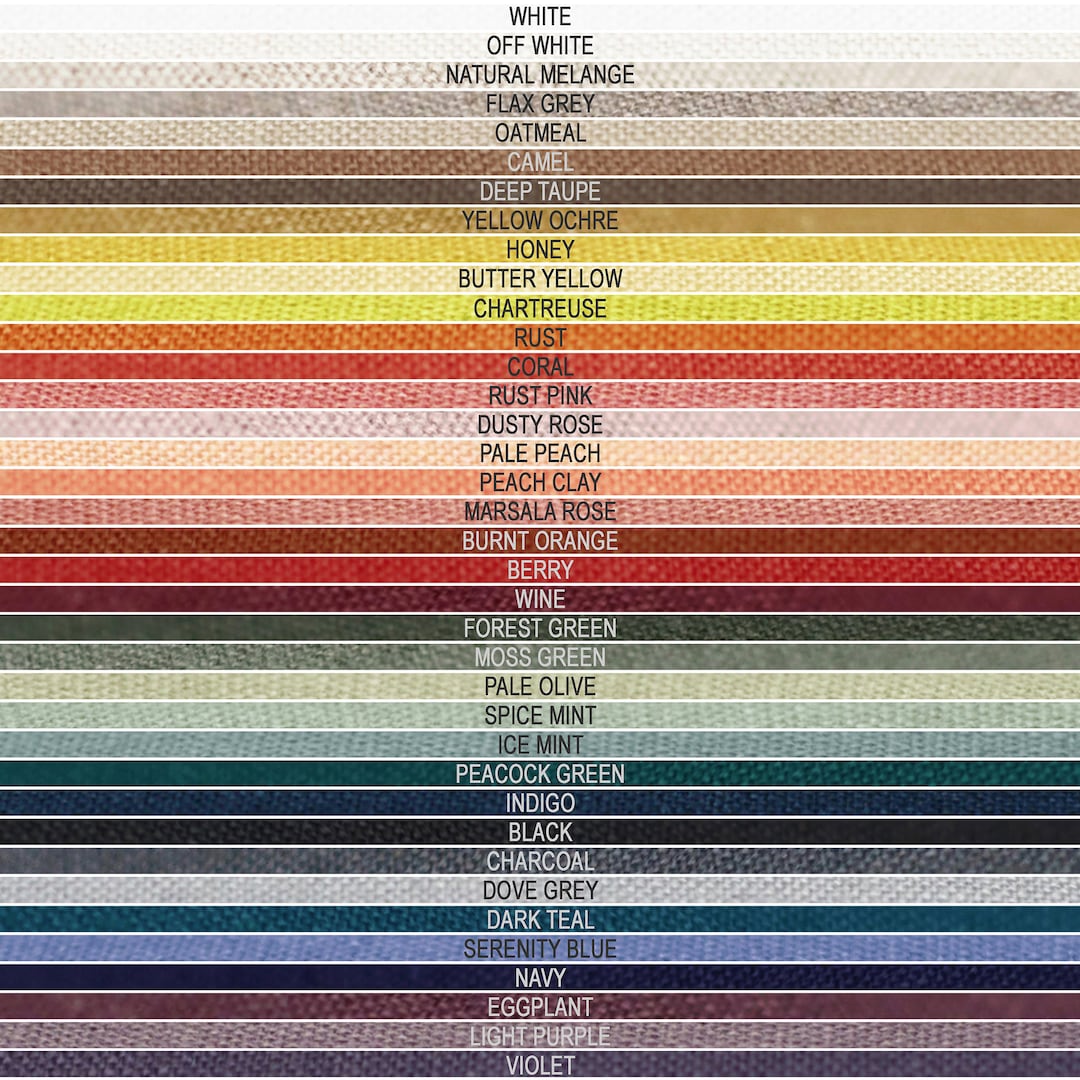 Soft Linen Fabric by Yard, Natural Linen Fabrics by the Yard, Pure ...