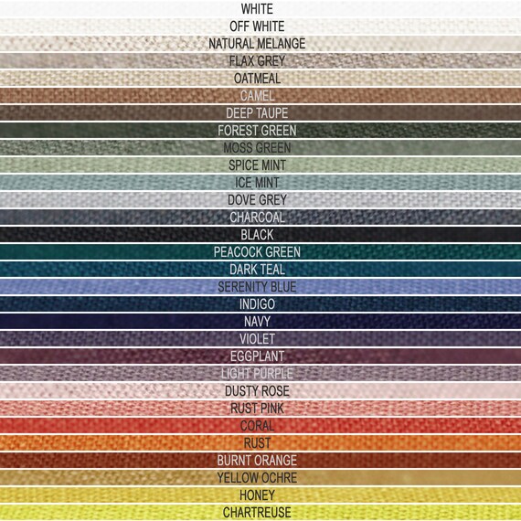 Linen Fabric Sample 1 Color Sample Medium Weight Soft Linen - Etsy