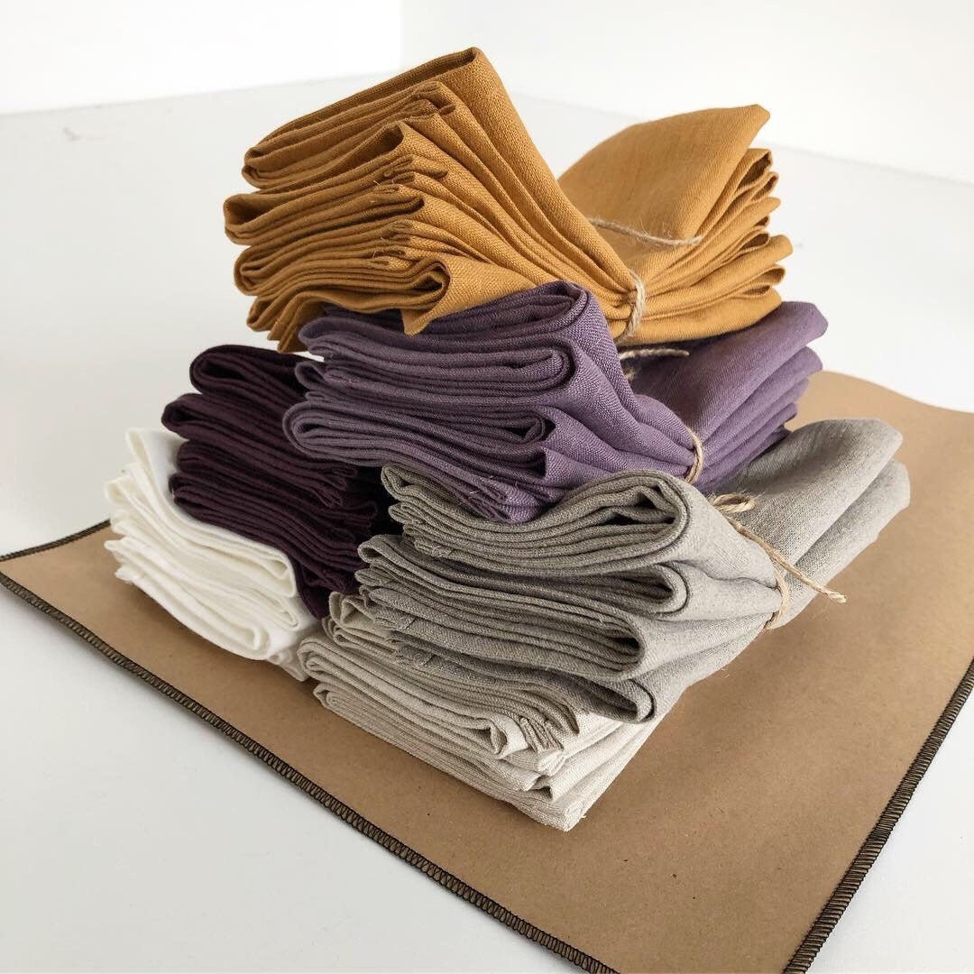 Natural Linen Napkins Linen Table Napkins Cloth Napkins - Etsy