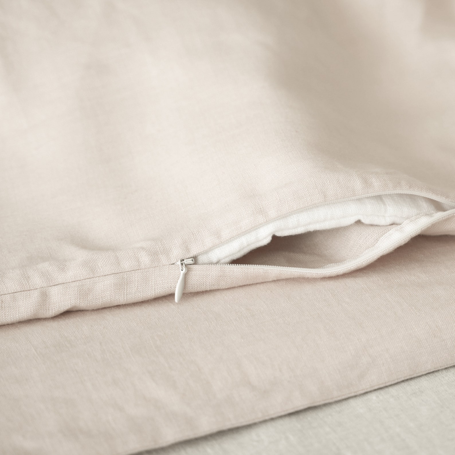 Linen Duvet Cover, Natural Duvet Covers, Linen Duvet With Zipper ...