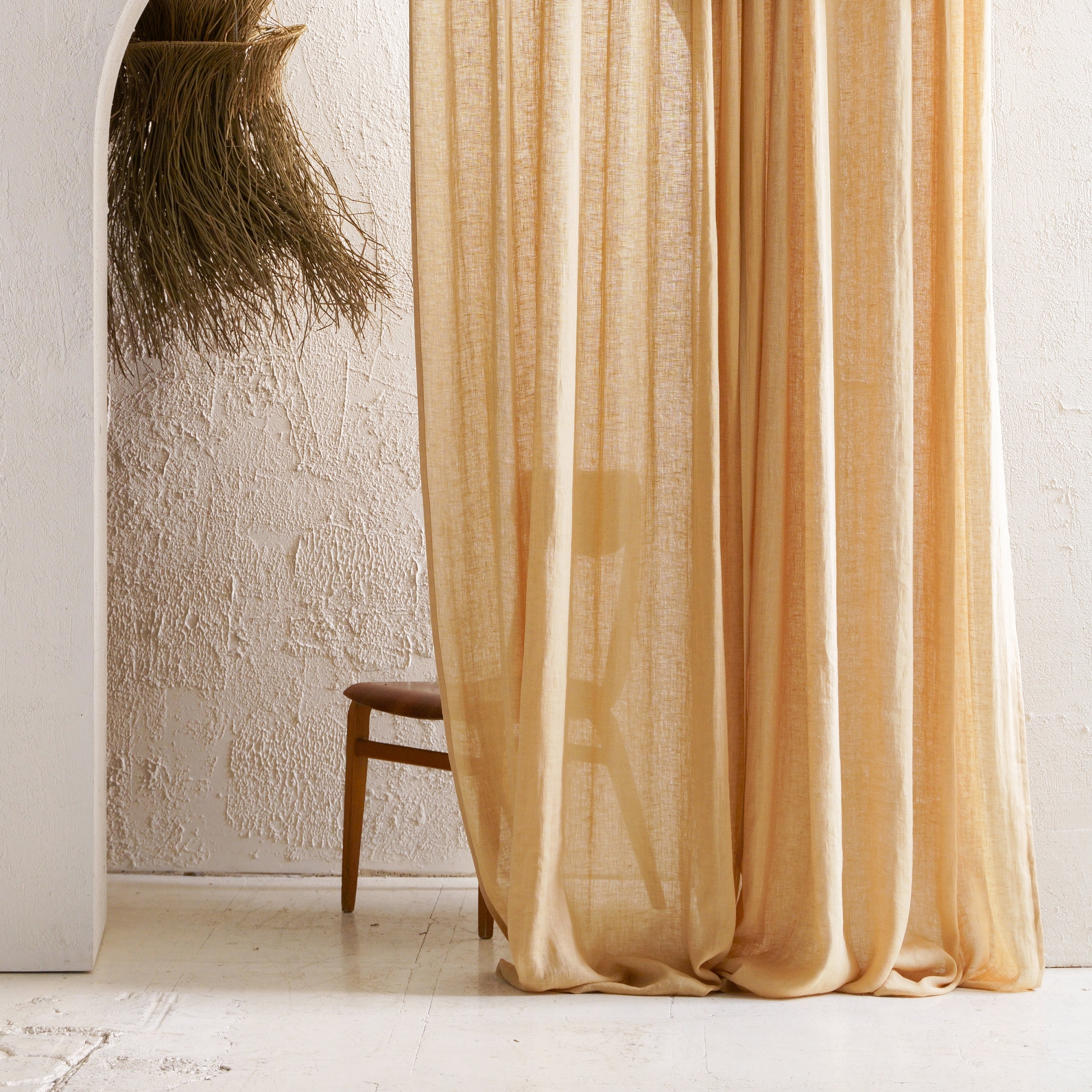 Sheer Linen Fabric by the Yard 8 Colors Natural Lightweight - Etsy ...