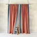 Linen Curtains With Contrast Border Trim, Privacy or Blackout Drapes ...