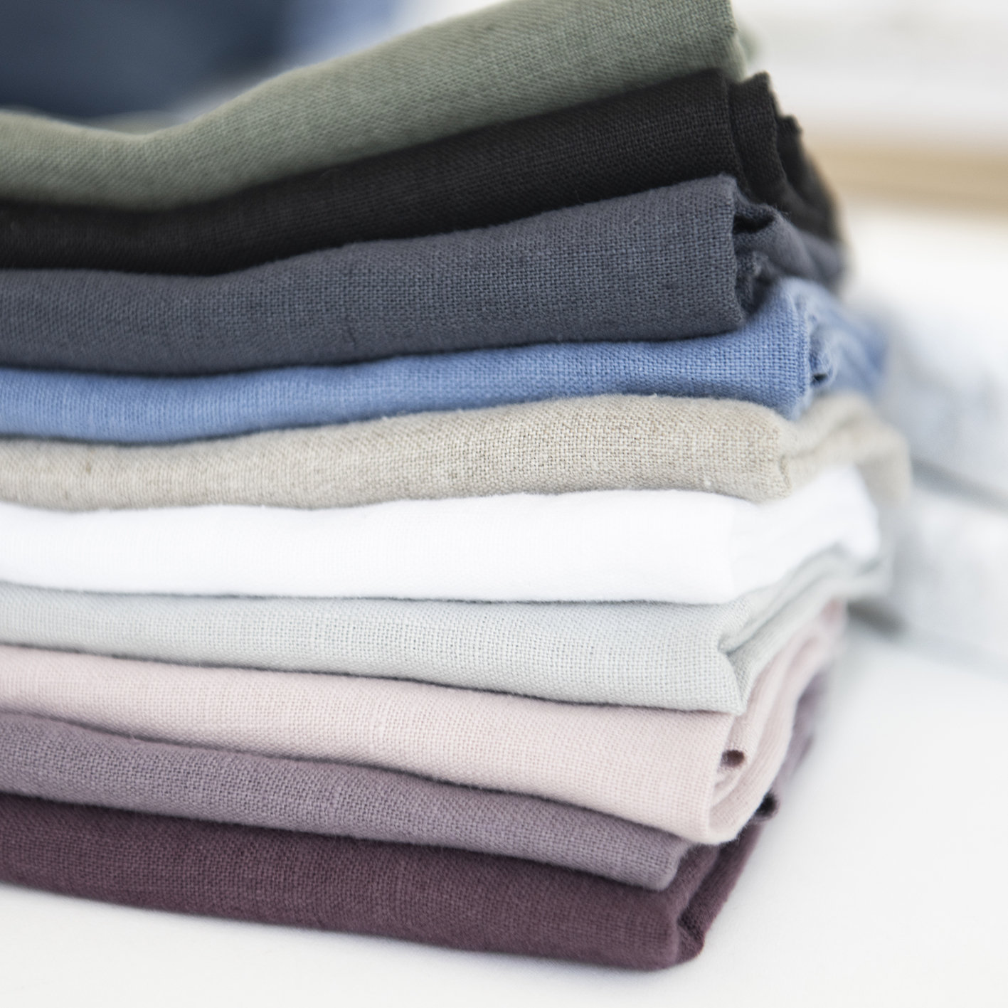 Tea towel set Linen tea towels Linen kitchen towels Set of | Etsy