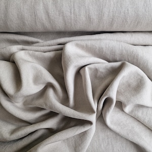 Heavy Linen Fabric by Yard, 3 Colors, Natural Upholstery Fabrics, Linen ...