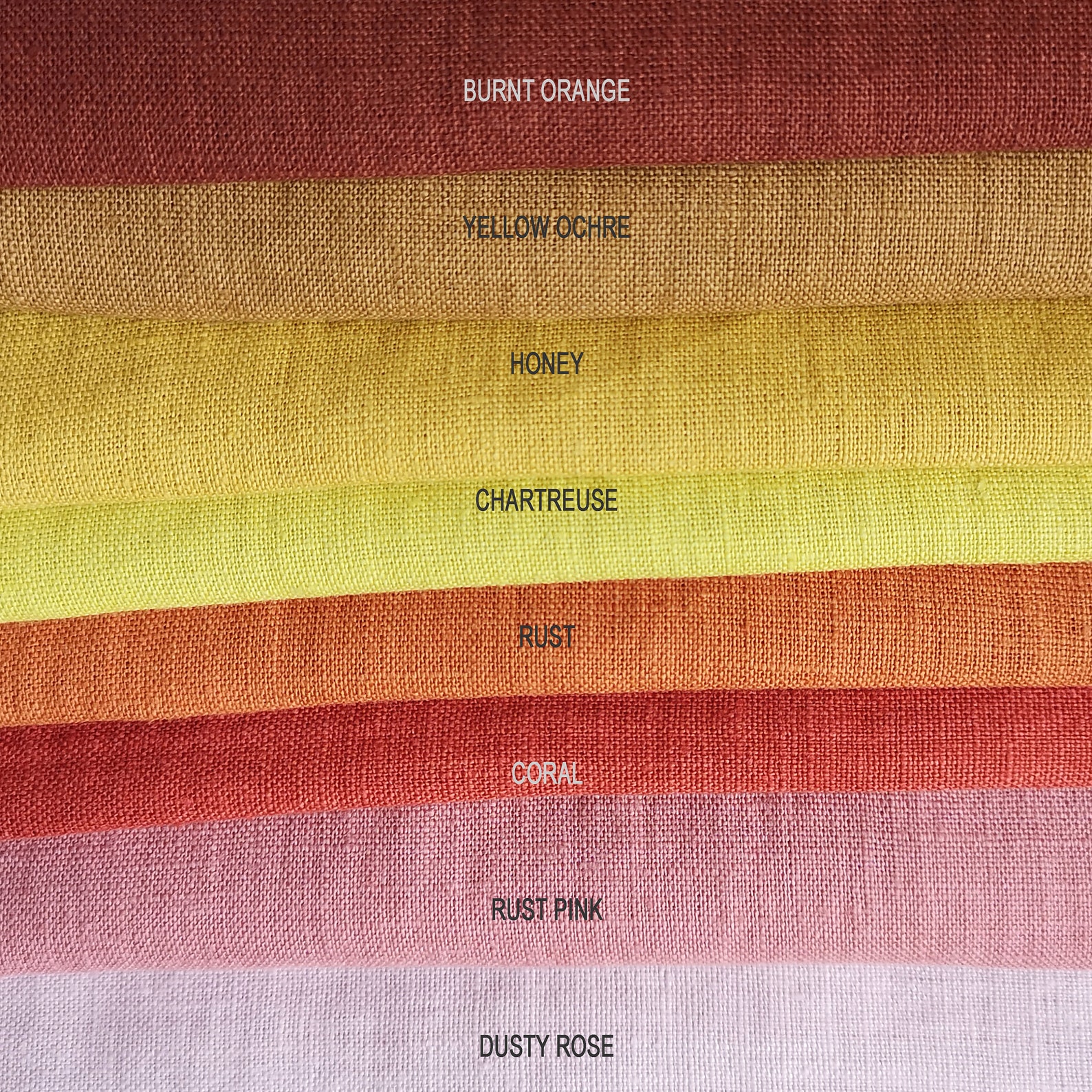 Linen Fabric Sample 1 Color Sample Medium Weight Soft Linen - Etsy