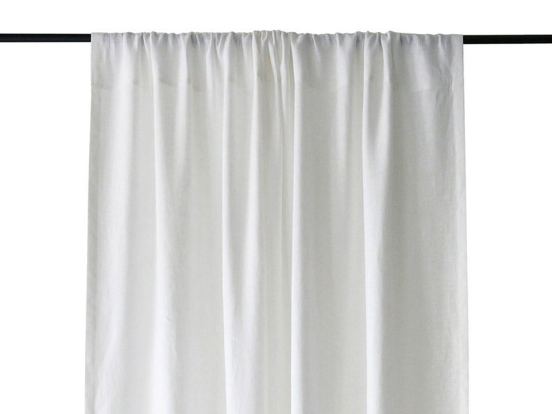 Linen curtains Color block curtains Black and white curtains | Etsy Linen curtains Color block curtains Black and white curtains | Etsy
