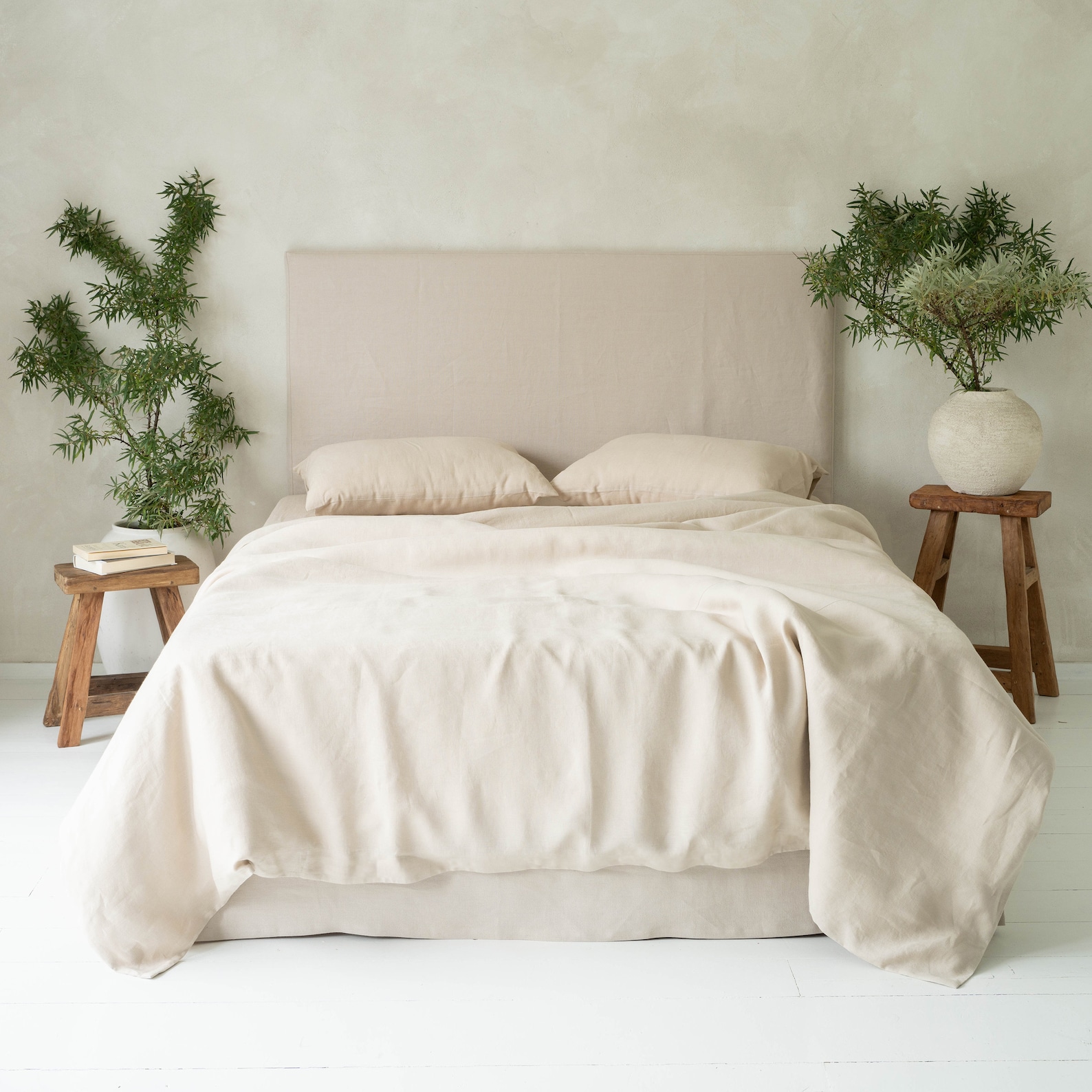 Linen Duvet Cover, Natural Duvet Covers, Linen Duvet With Zipper ...