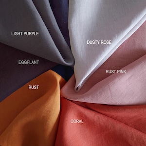Linen Fabric Sample, 1 Color Sample, Lovely Home Idea Linen Fabrics ...