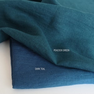 Linen Fabric Sample 1 Color Sample Medium Weight Soft Linen - Etsy
