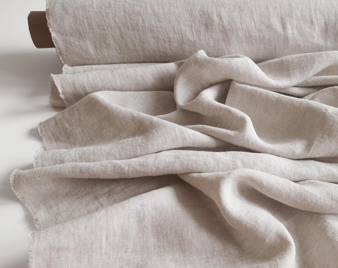 Silk Linen Fabric, by the Half Yard, Natural Undyed Tussar With Slubs ...
